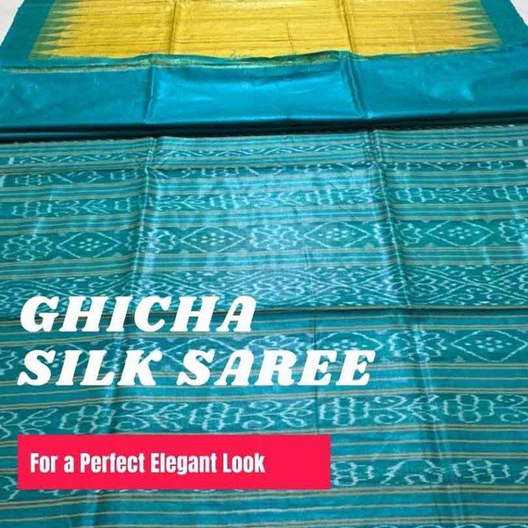 Ghicha Silk Sarees For An Elegant Look | Online Naksha